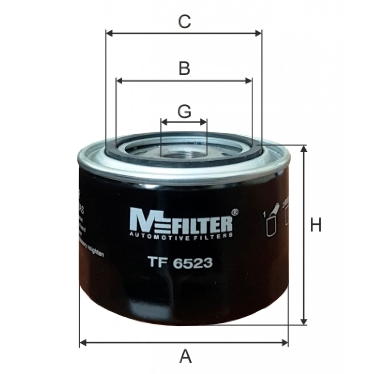 Oil Filter MFILTER TF 6523 - Trodo.com