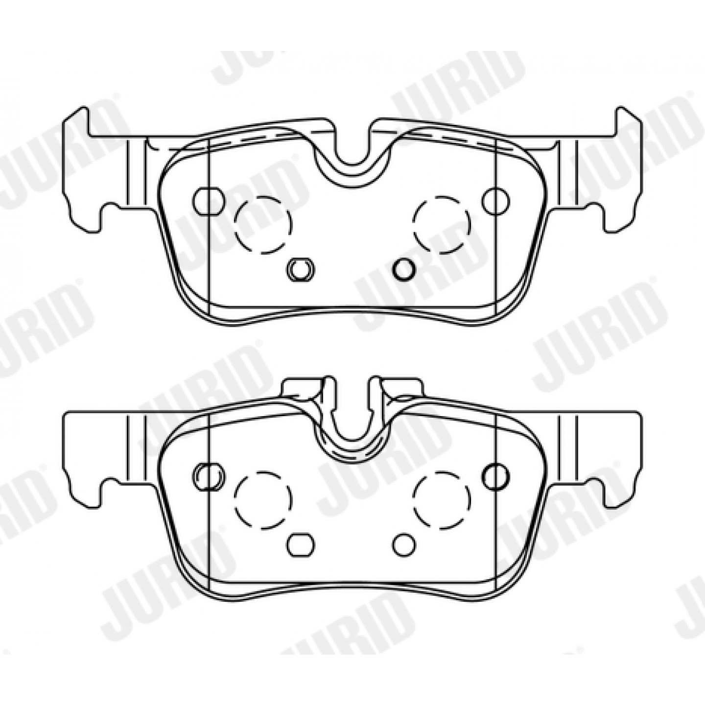 Brake Pad Set, disc brake JURID 573767J - Trodo.com