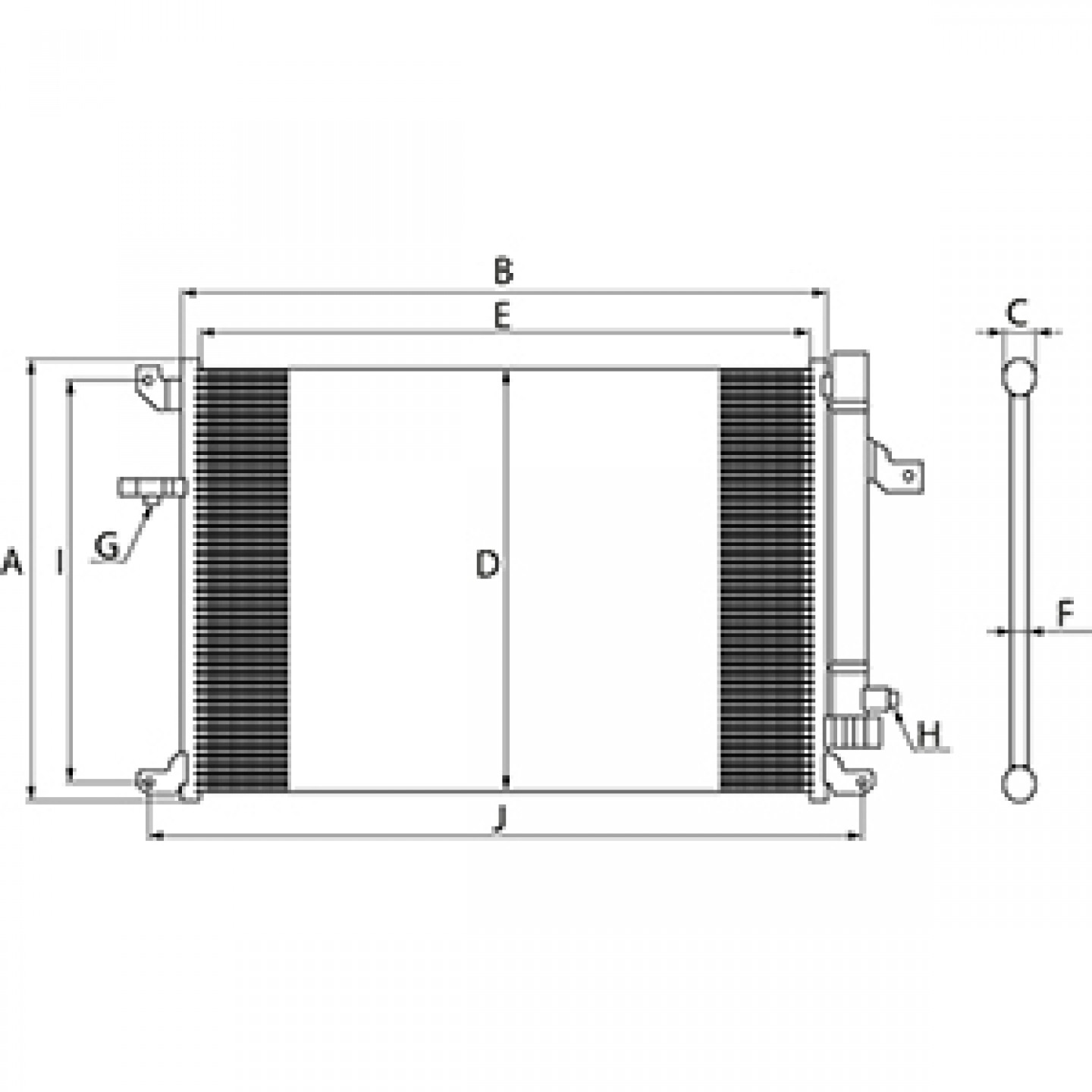 Condenser, air conditioning HC-Cargo 260403 - Trodo.com