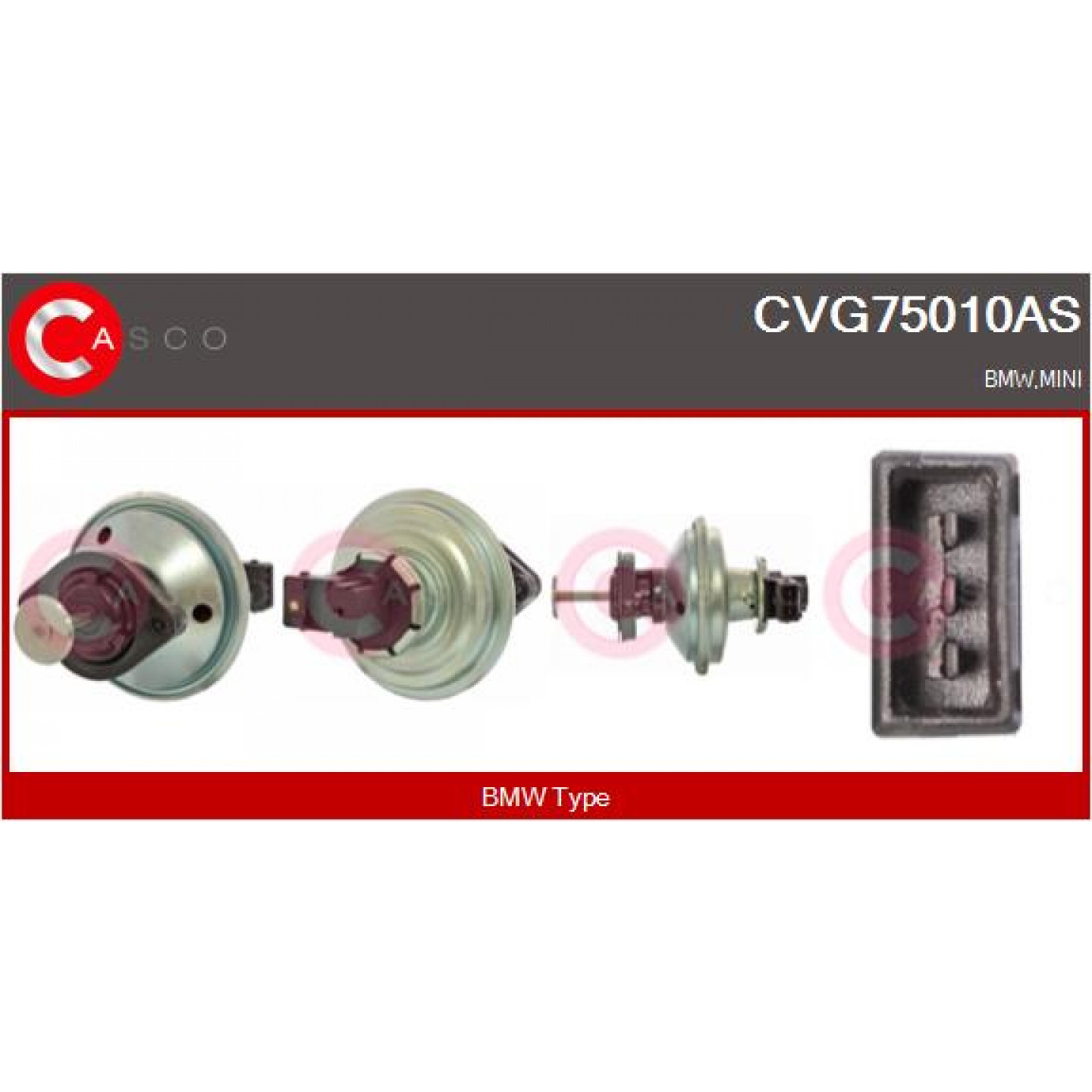 EGR Valve CASCO CVG75010AS - Trodo.com