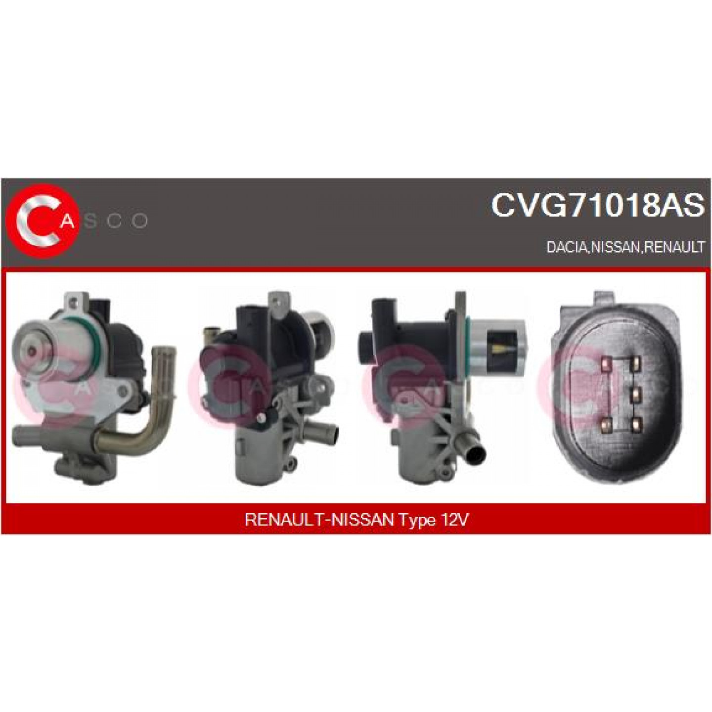 EGR Valve CASCO CVG71018AS - Trodo.com