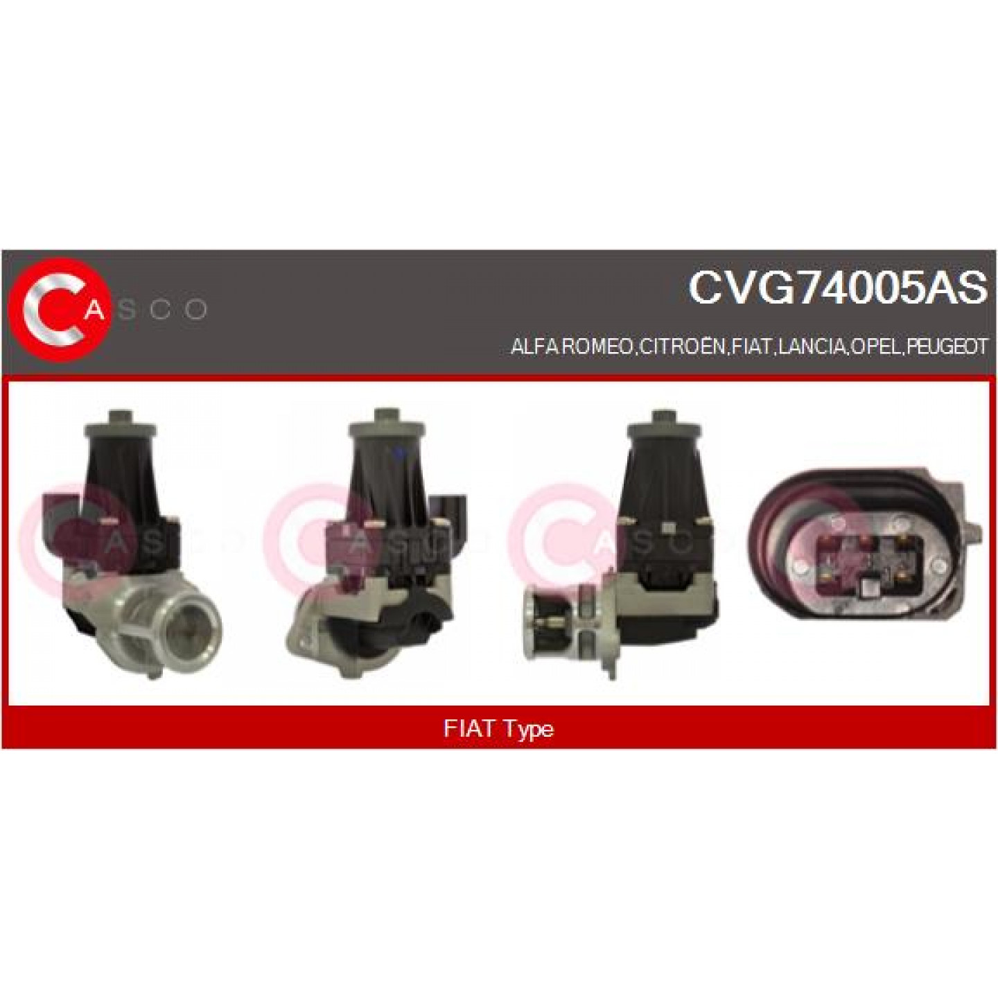 EGR Valve CASCO CVG74005AS - Trodo.com