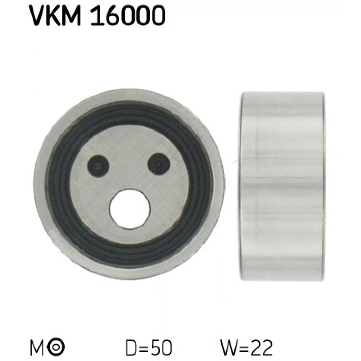Tensioner Pulley, timing belt SKF VKM 16000 - Trodo.com
