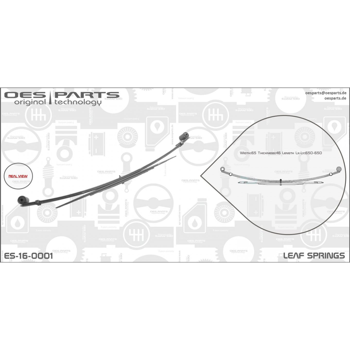 Spring Leaf OES PARTS ES-16-0001 - Trodo.com