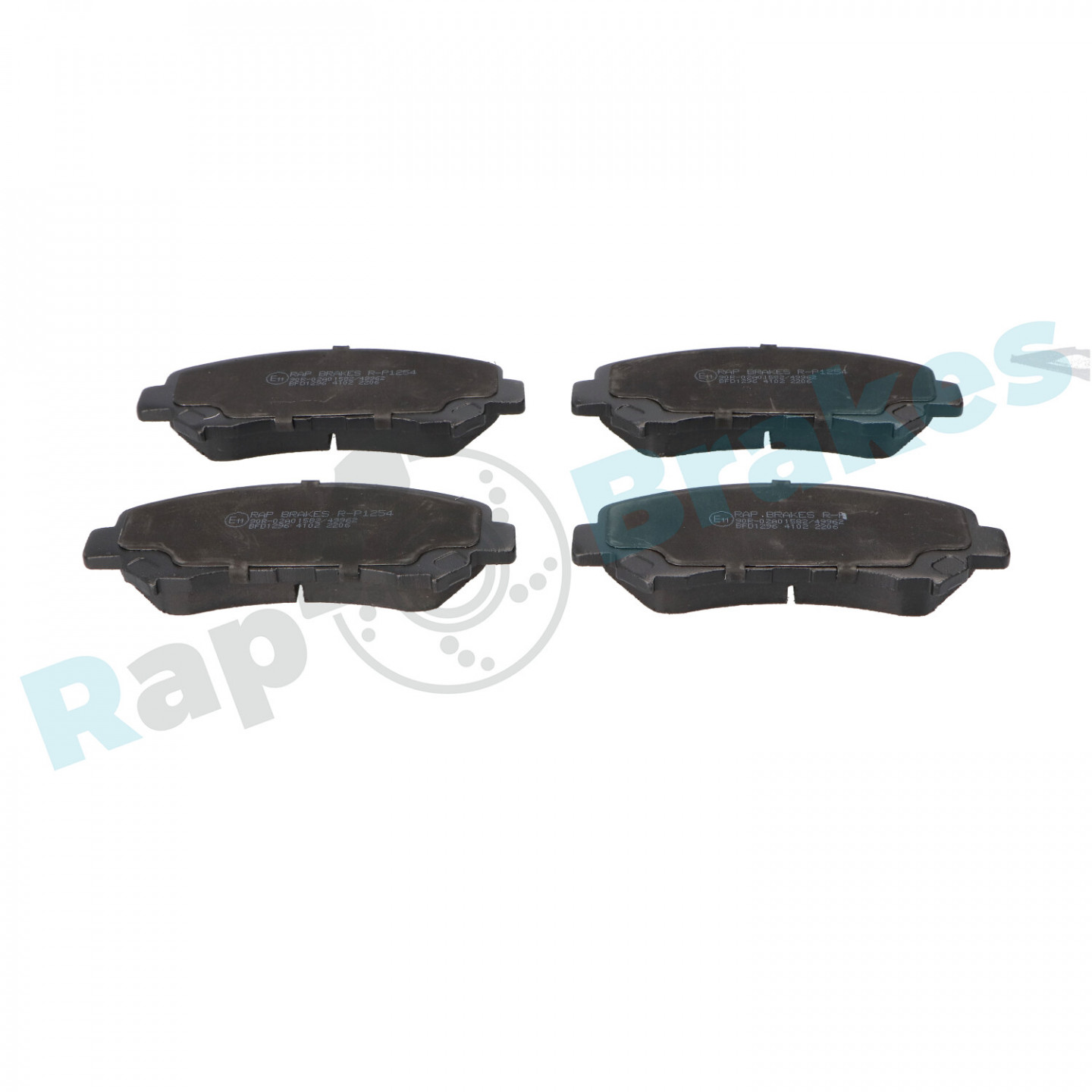 Brake Pad Set, disc brake RAP BRAKES R-P1254 - Trodo.com