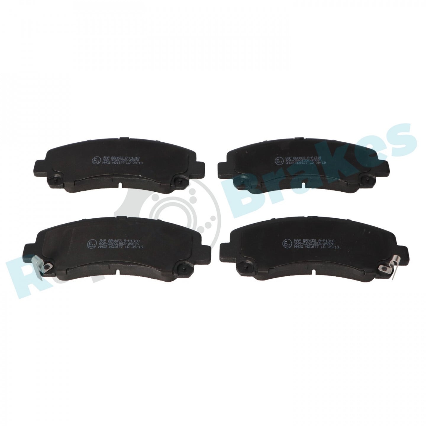 Brake Pad Set, disc brake RAP BRAKES R-P1318 - Trodo.com