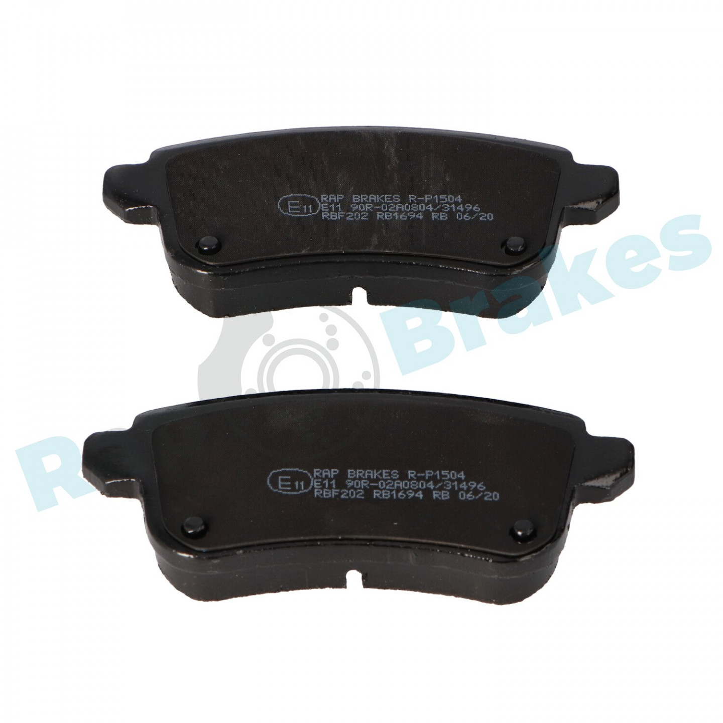 Brake Pad Set, disc brake RAP BRAKES R-P1504 - Trodo.com