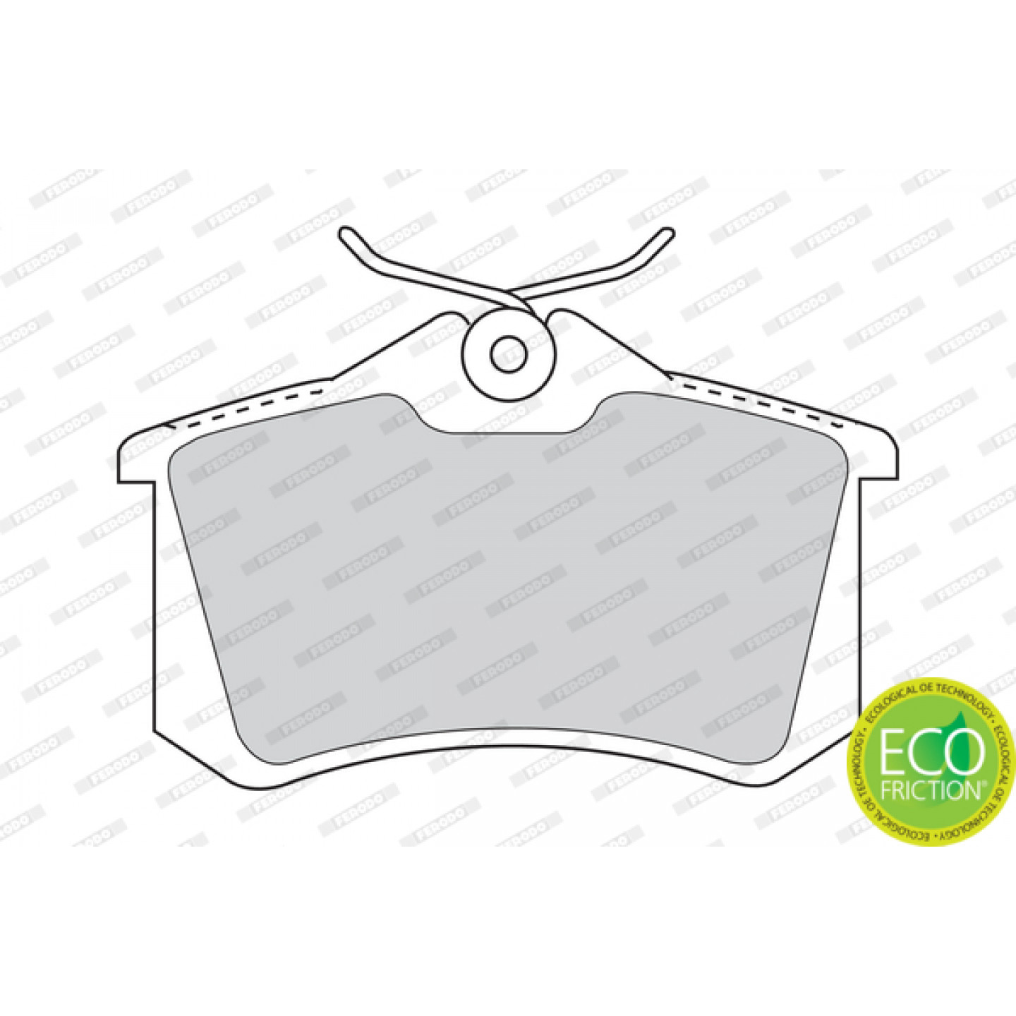 Brake Pad Set, disc brake FERODO FDB1083 - Trodo.com