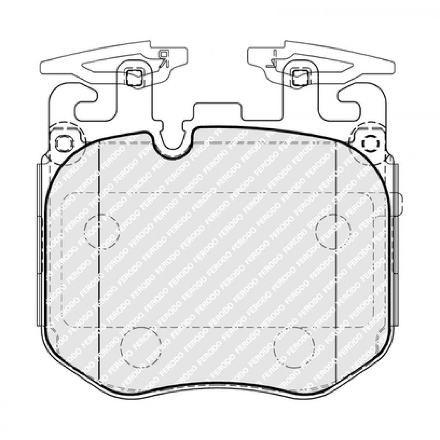 Brake Pad Set, disc brake FERODO FDB5173 - Trodo.com