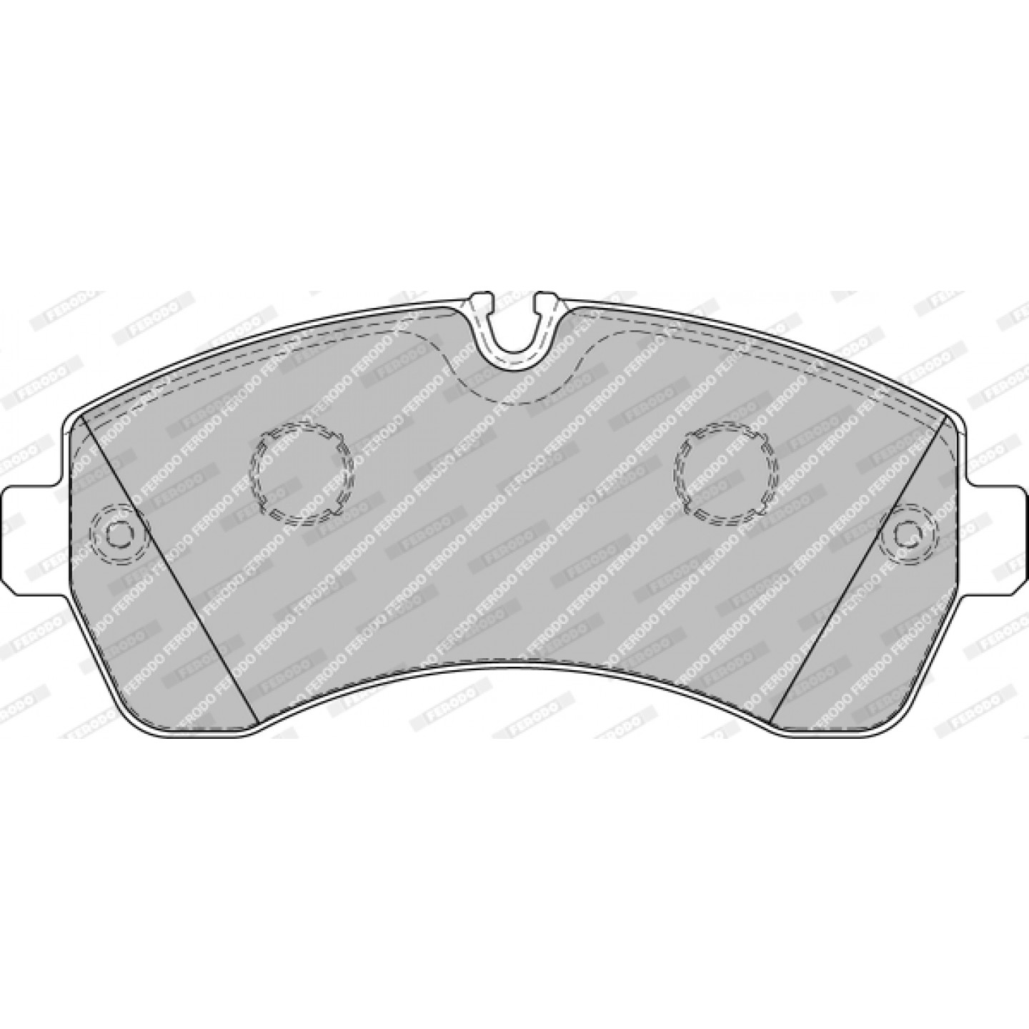 Brake Pad Set, disc brake FERODO FVR1777 - Trodo.com