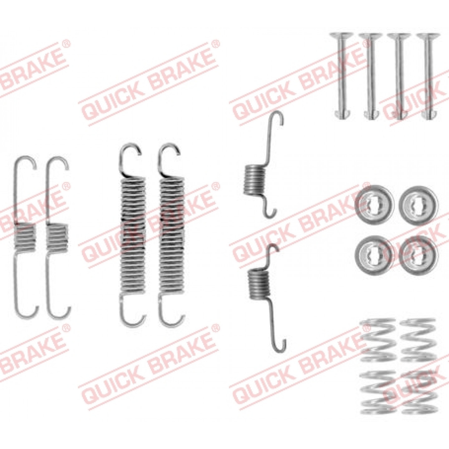 Accessory Kit, brake shoes QUICK BRAKE 105-0012 - Trodo.com