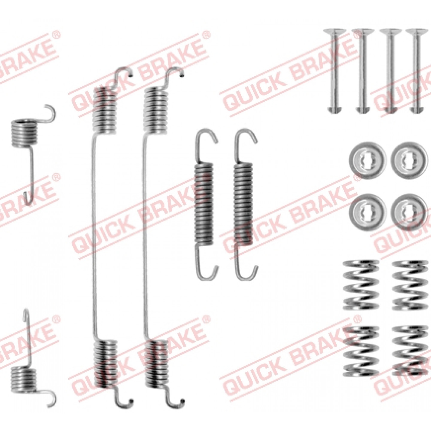 Accessory Kit, brake shoes QUICK BRAKE 105-0682 - Trodo.com