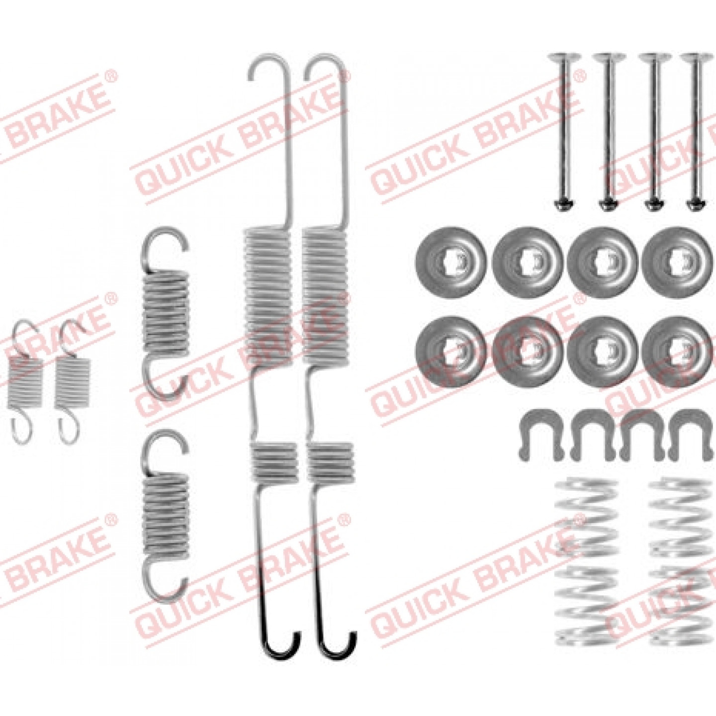 Accessory Kit, brake shoes QUICK BRAKE 105-0733 - Trodo.com