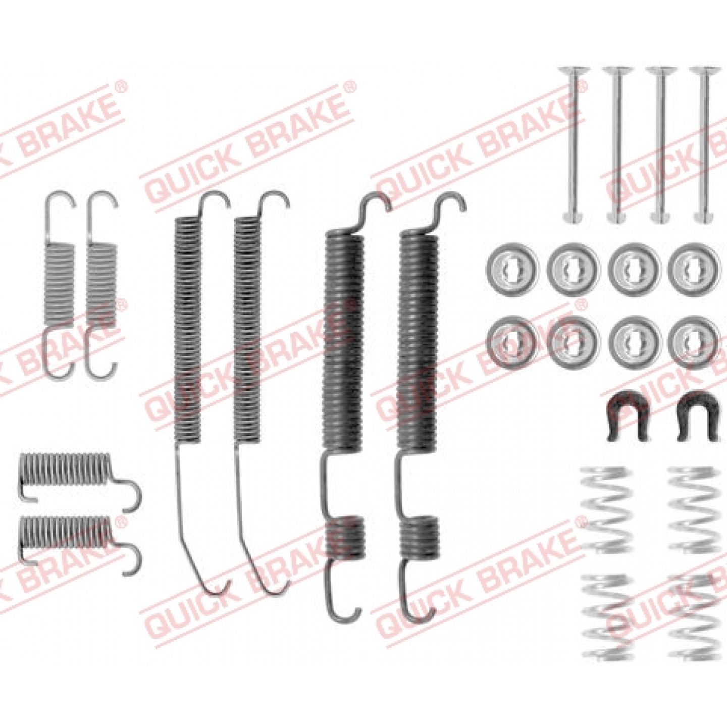 Accessory Kit, brake shoes QUICK BRAKE 105-0762 - Trodo.com