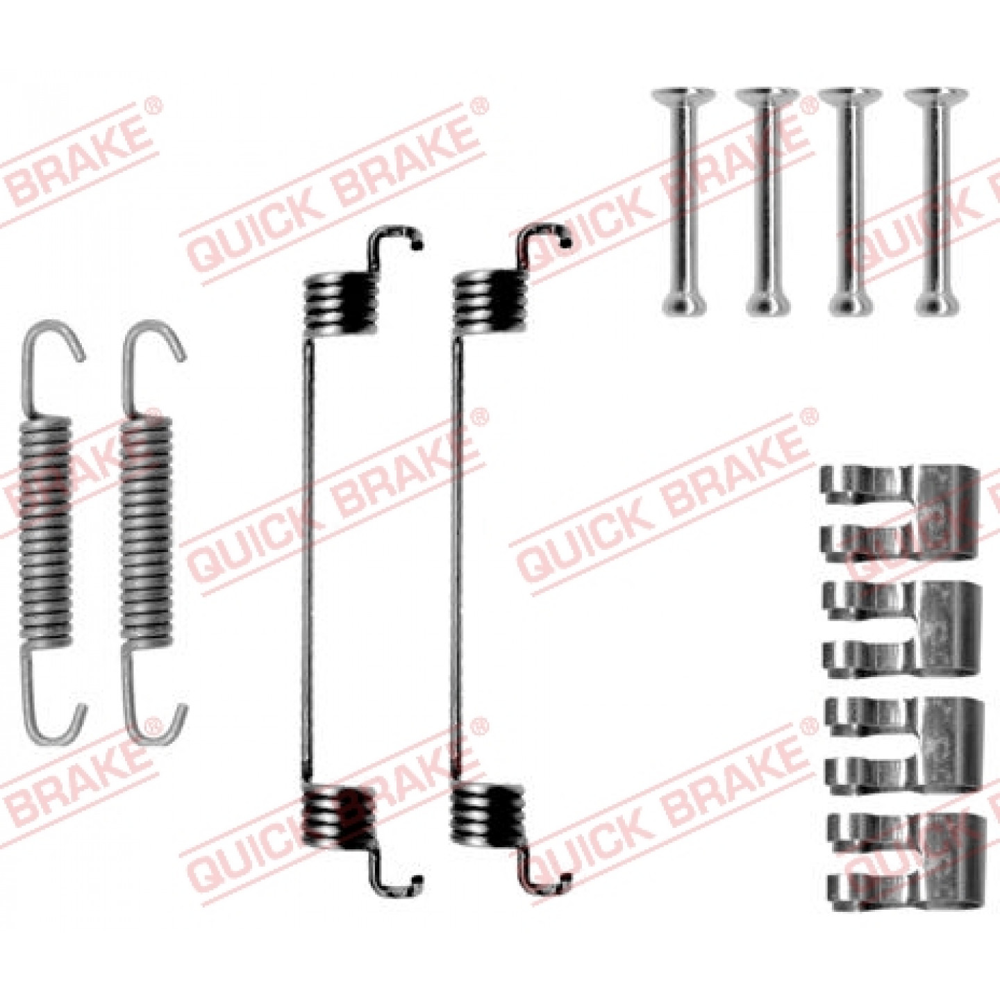 Accessory Kit, brake shoes QUICK BRAKE 105-0783 - Trodo.com