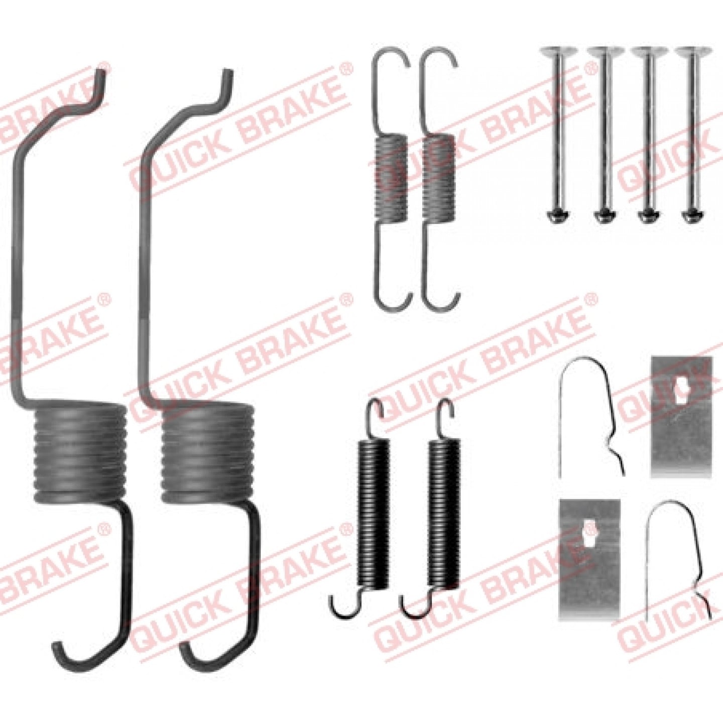 Accessory Kit, brake shoes QUICK BRAKE 105-0798 - Trodo.com