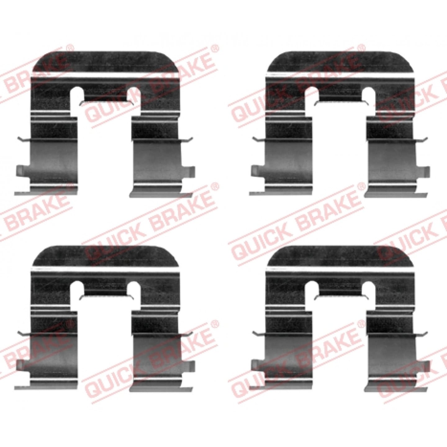 Accessory Kit, disc brake pad QUICK BRAKE 109-0024 - Trodo.com