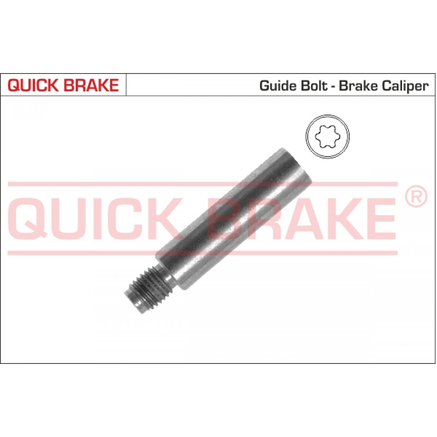 Guide Bolt, brake caliper QUICK BRAKE 11201 - Trodo.com