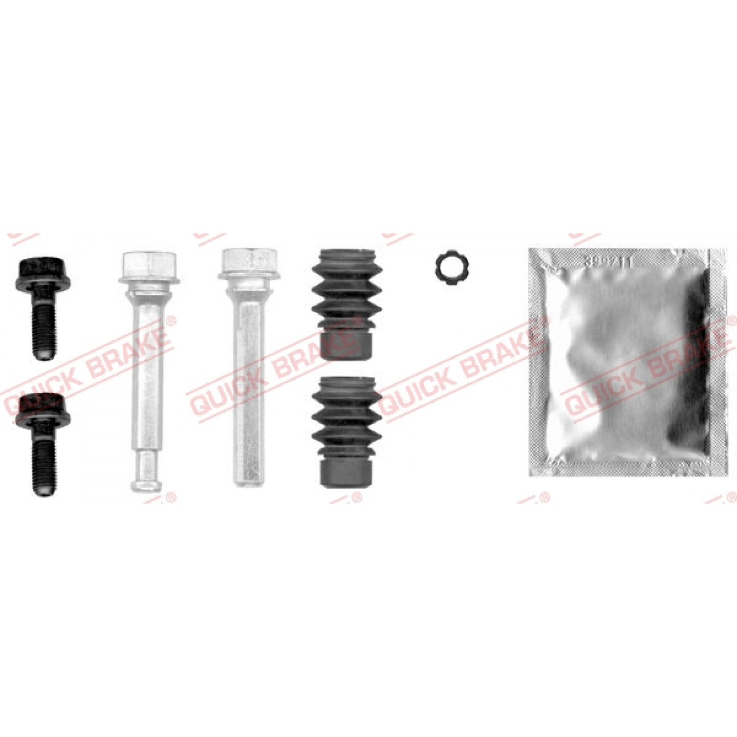 Guide Sleeve Kit, brake caliper QUICK BRAKE 113-0011X - Trodo.com