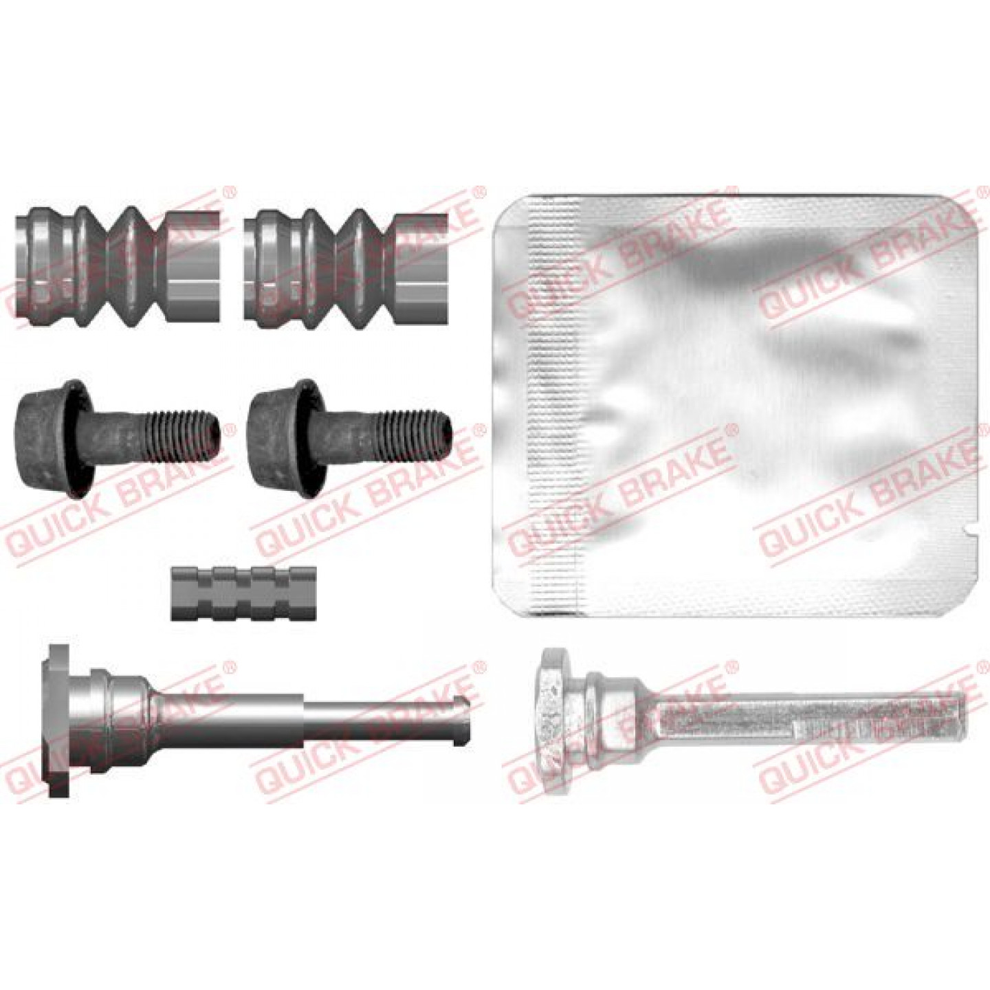 Guide Sleeve Kit, brake caliper QUICK BRAKE 113-0045X - Trodo.com
