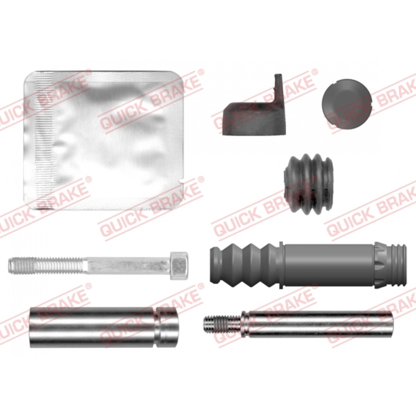 Guide Sleeve Kit, brake caliper QUICK BRAKE 113-0049X - Trodo.com