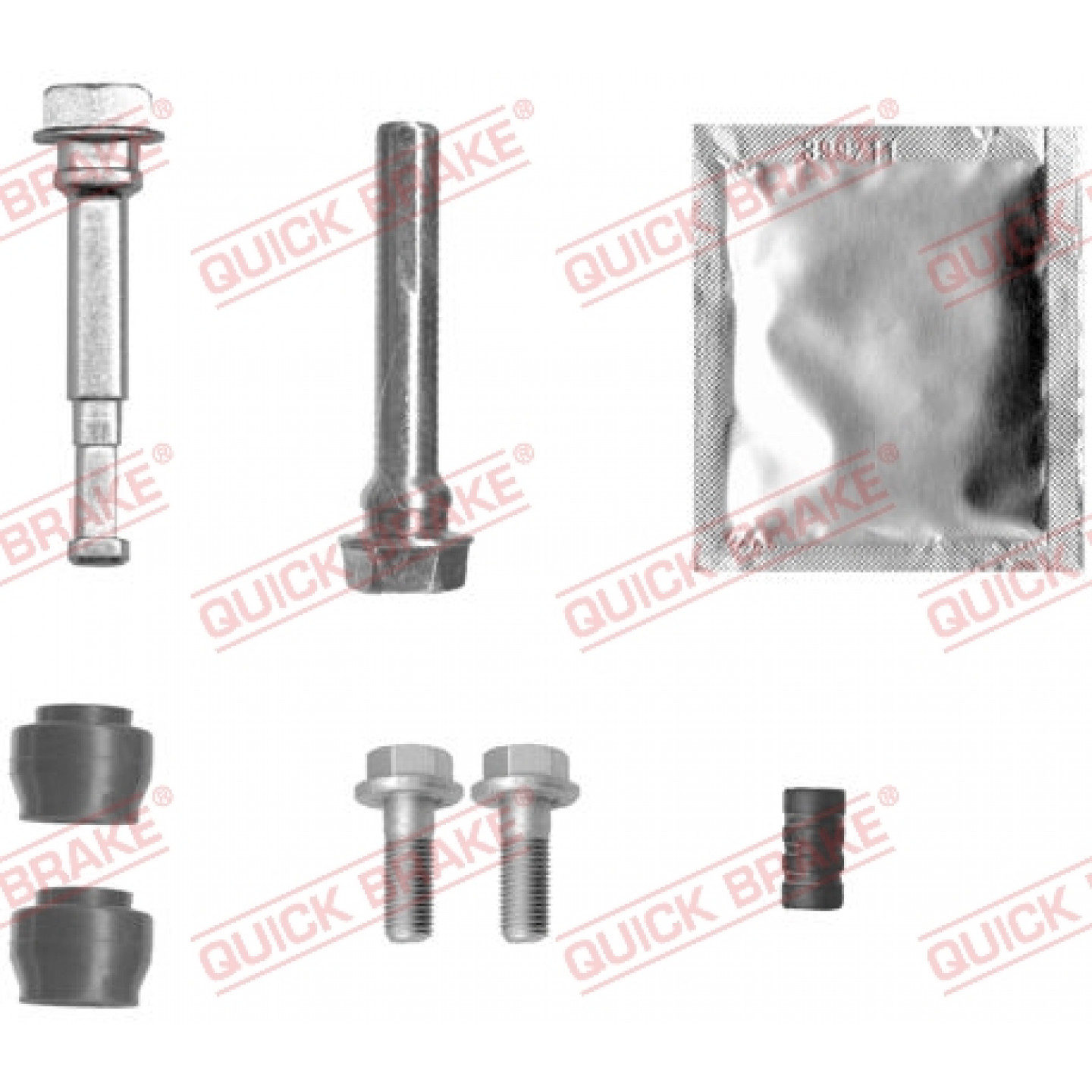 Guide Sleeve Kit, brake caliper QUICK BRAKE 113-1420X - Trodo.com