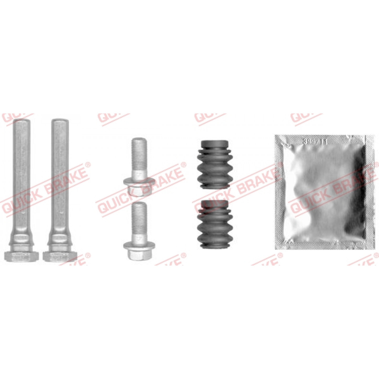Guide Sleeve Kit, brake caliper QUICK BRAKE 113-1431X - Trodo.com