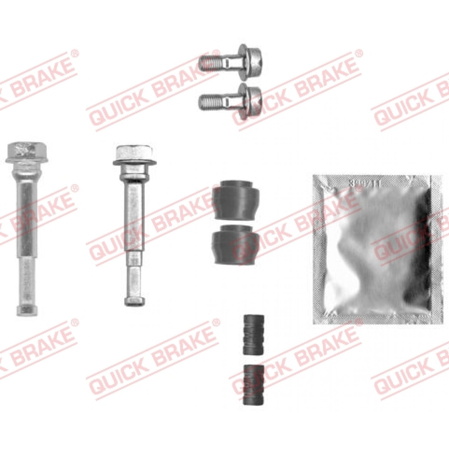 Guide Sleeve Kit, brake caliper QUICK BRAKE 113-1433X - Trodo.com