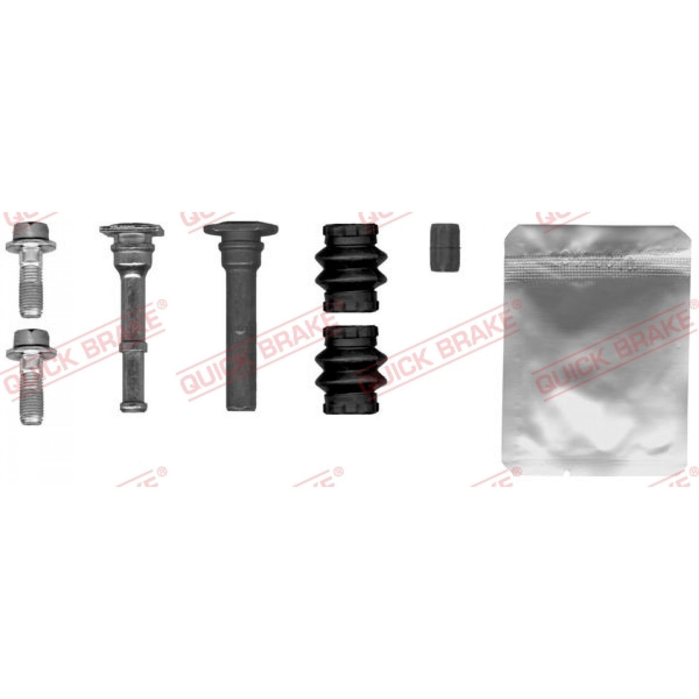 Guide Sleeve Kit, brake caliper QUICK BRAKE 113-1493X - Trodo.com