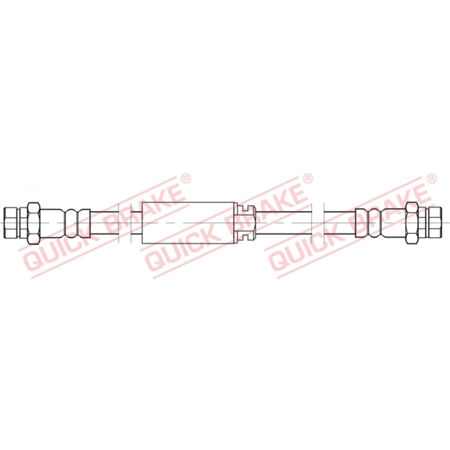 Brake Hose QUICK BRAKE 22.932 - Trodo.com