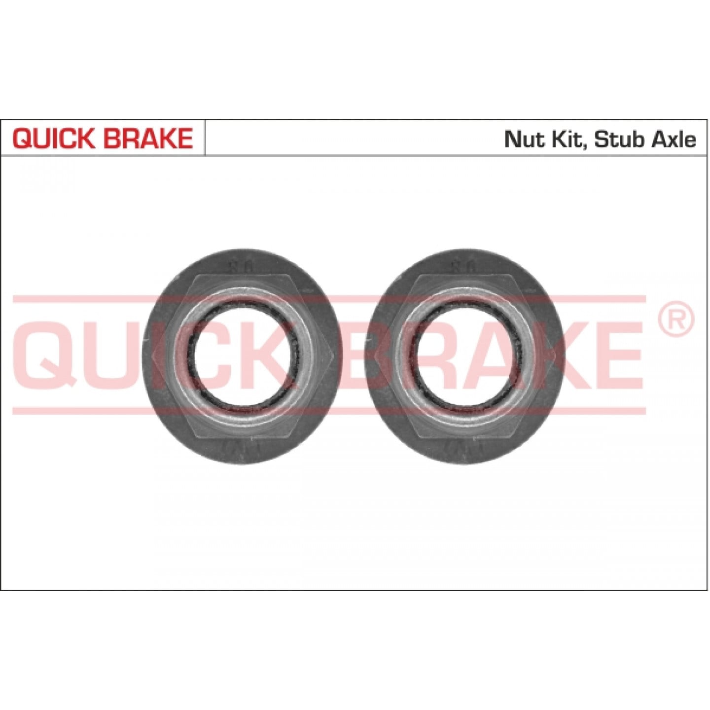 Nut, stub axle QUICK BRAKE 9811K - Trodo.com