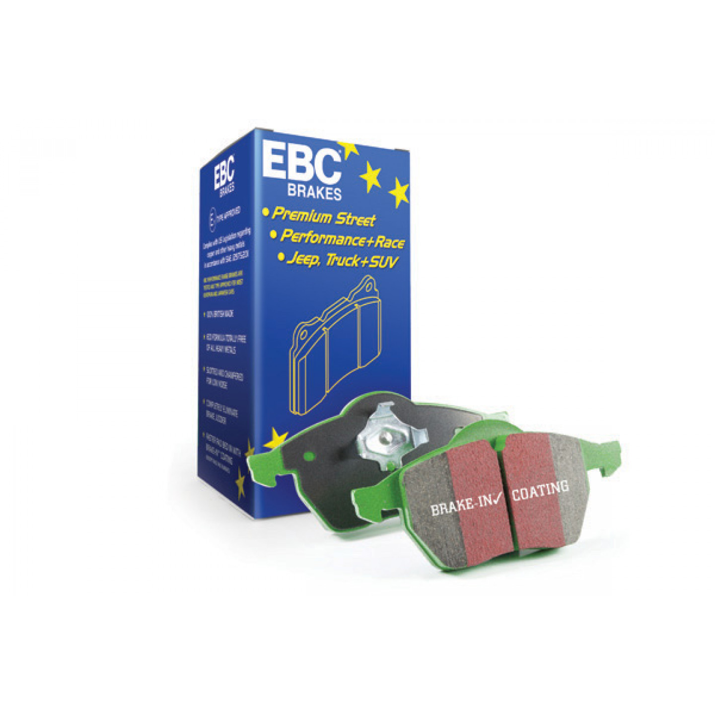 Brake Pad Set, disc brake EBC Brakes DP22143 - Trodo.com
