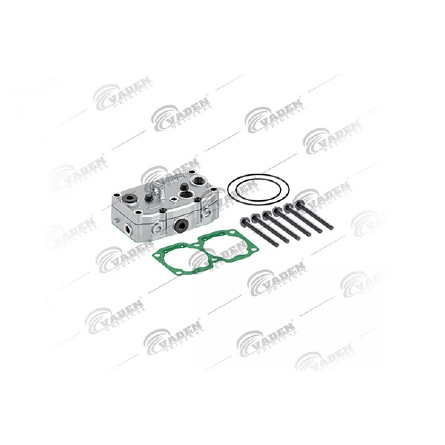 Cylinder Head, air compressor VADEN ORIGINAL 13 10 10 - Trodo.com