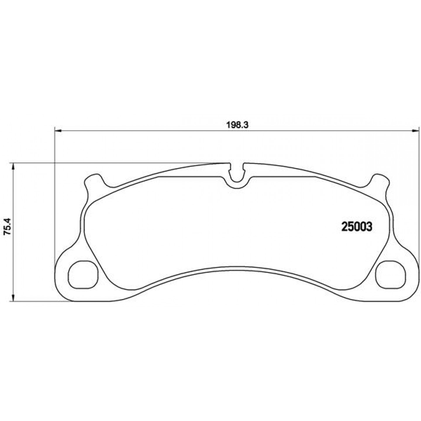 Brake Pad Set, disc brake BREMBO P 65 025 - Trodo.com