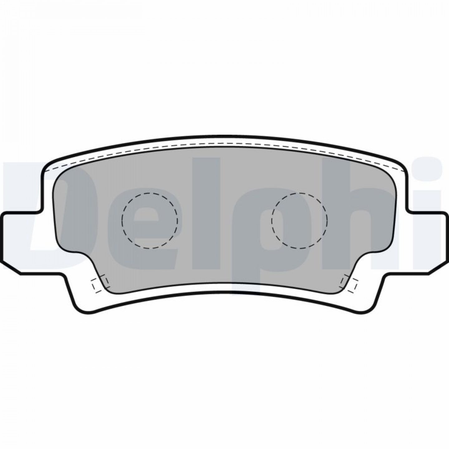 Brake Pad Set, disc brake DELPHI LP1864 - Trodo.com