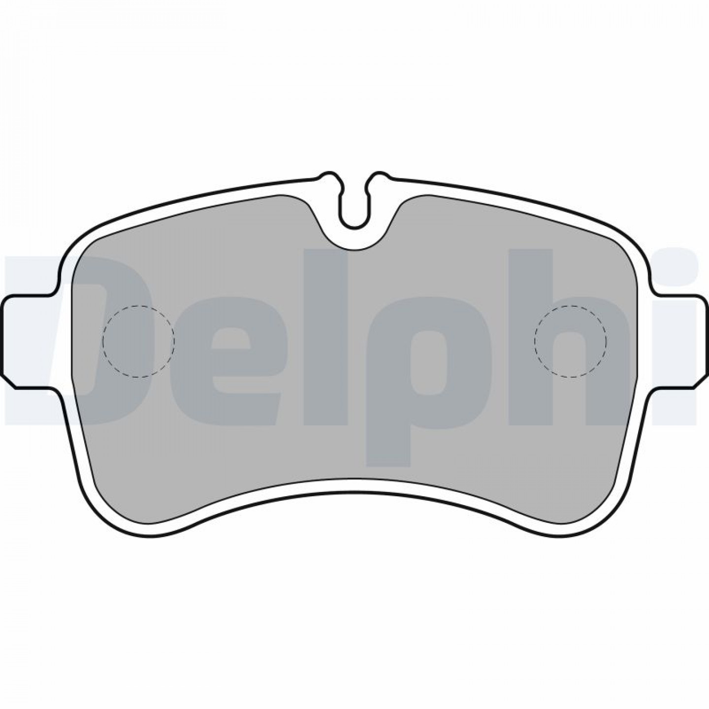 Brake Pad Set, disc brake DELPHI LP2040 - Trodo.com