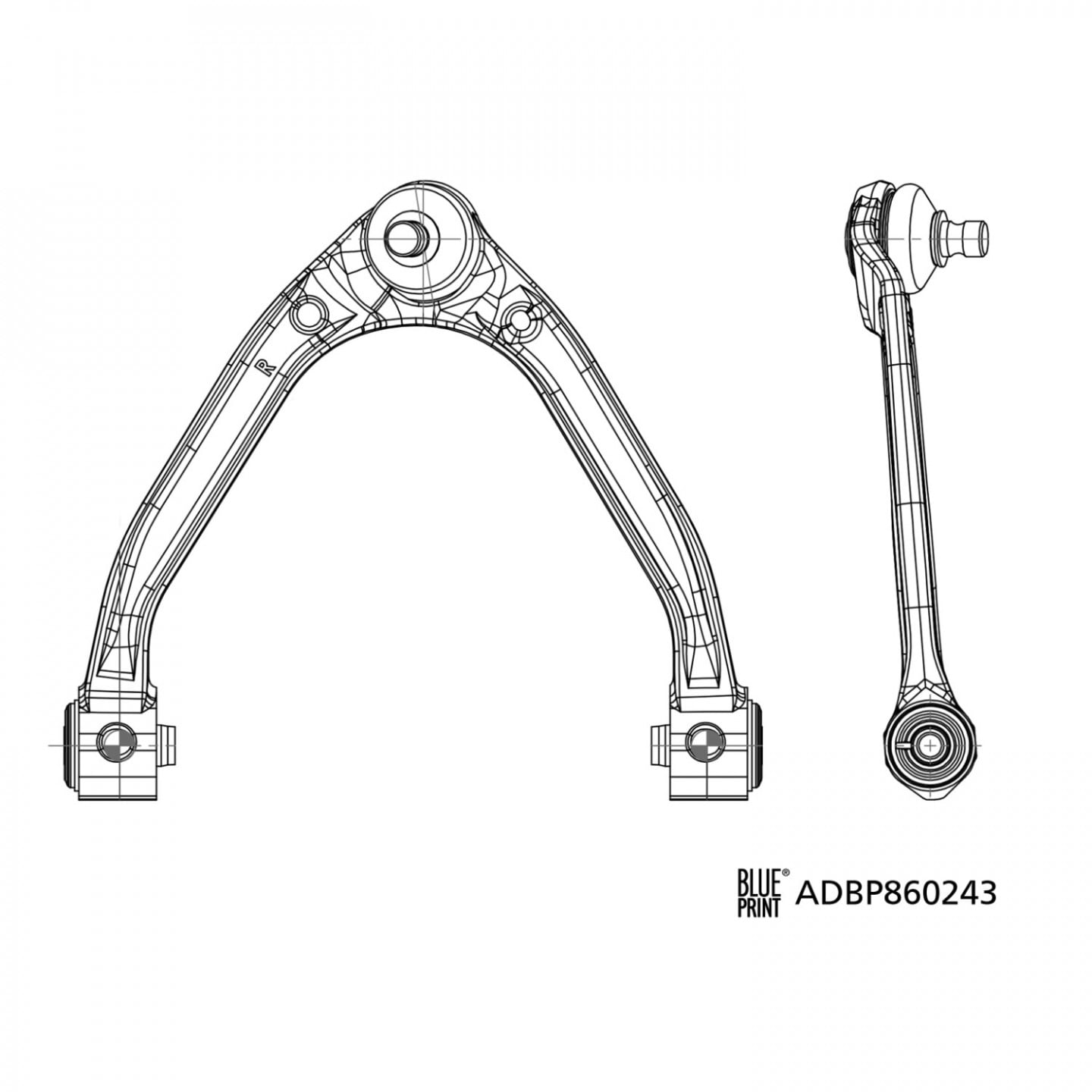 Bærearm, hjuloppheng BLUE PRINT ADBP860243 - Eurodel.no