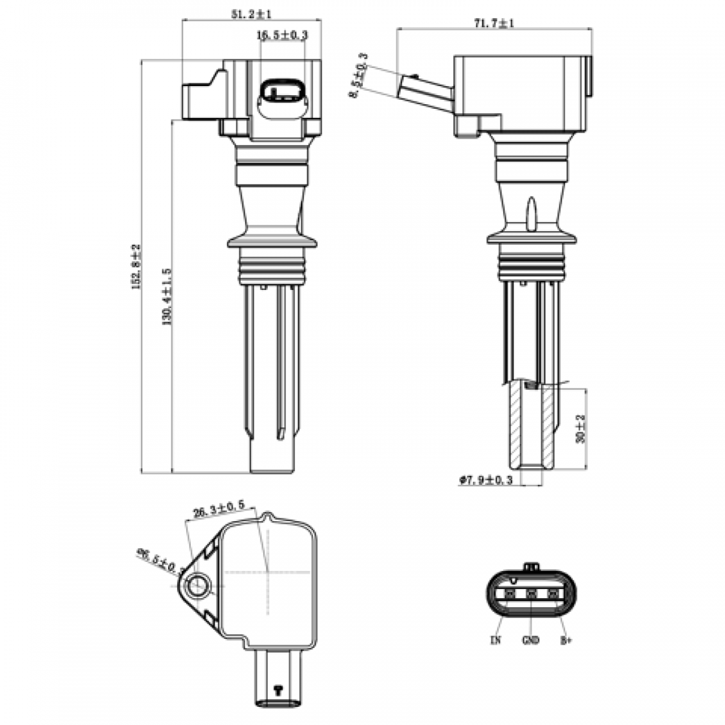 Ignition Coil FEBEST 29640-001 - Trodo.com