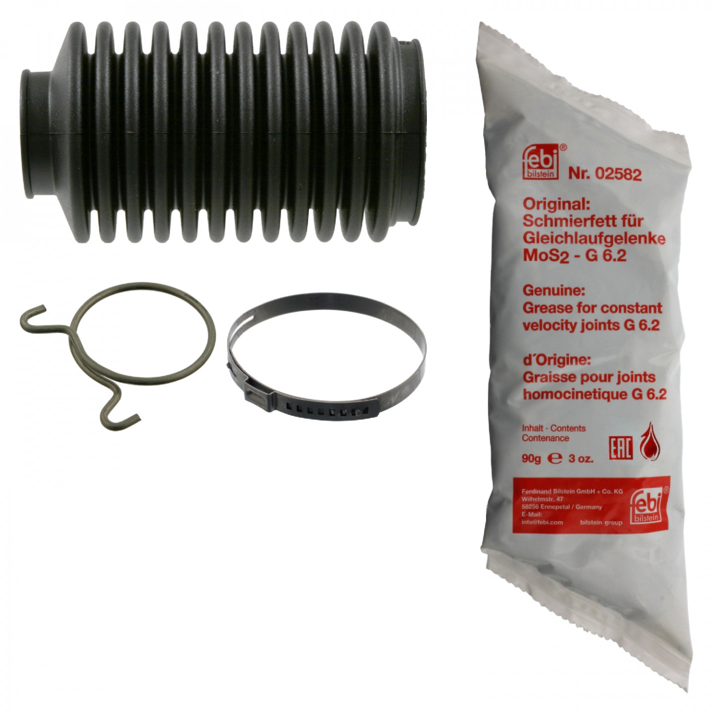 Bellow Set, steering FEBI BILSTEIN 08498 - Trodo.com