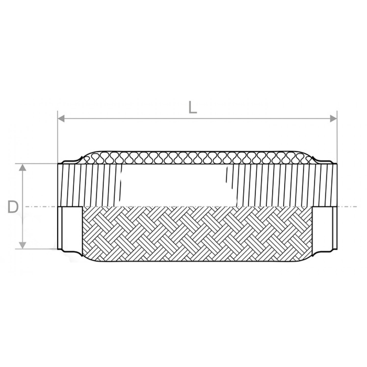 Gofrēta caurule, Izplūdes sistēma Professional Parts 25992045 - Trodo.lv