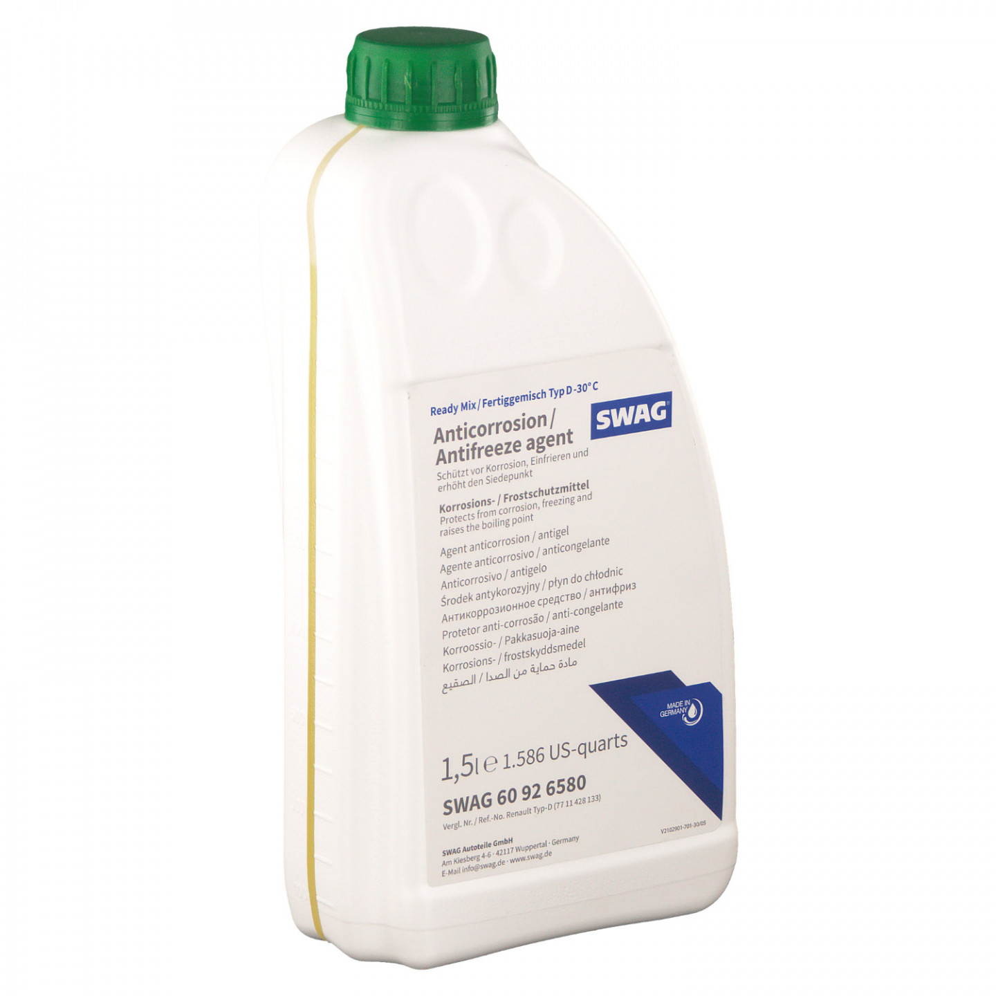 Antifreeze SWAG 60 92 6580 - Trodo.com