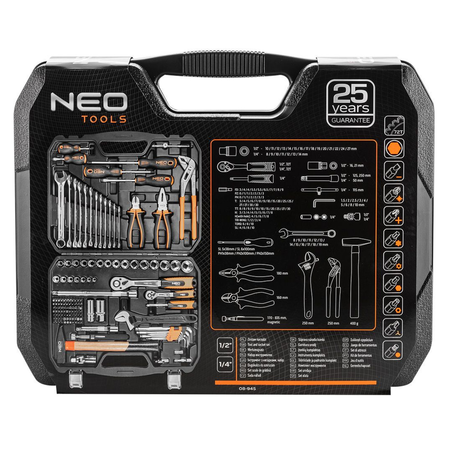 Tool set NEO TOOLS 08945 - Trodo.com