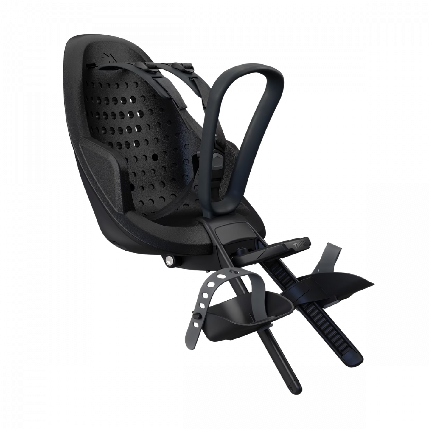 Velosipēda bērnu sēdeklītis THULE Yepp 2 Mini Midnight black Front ...