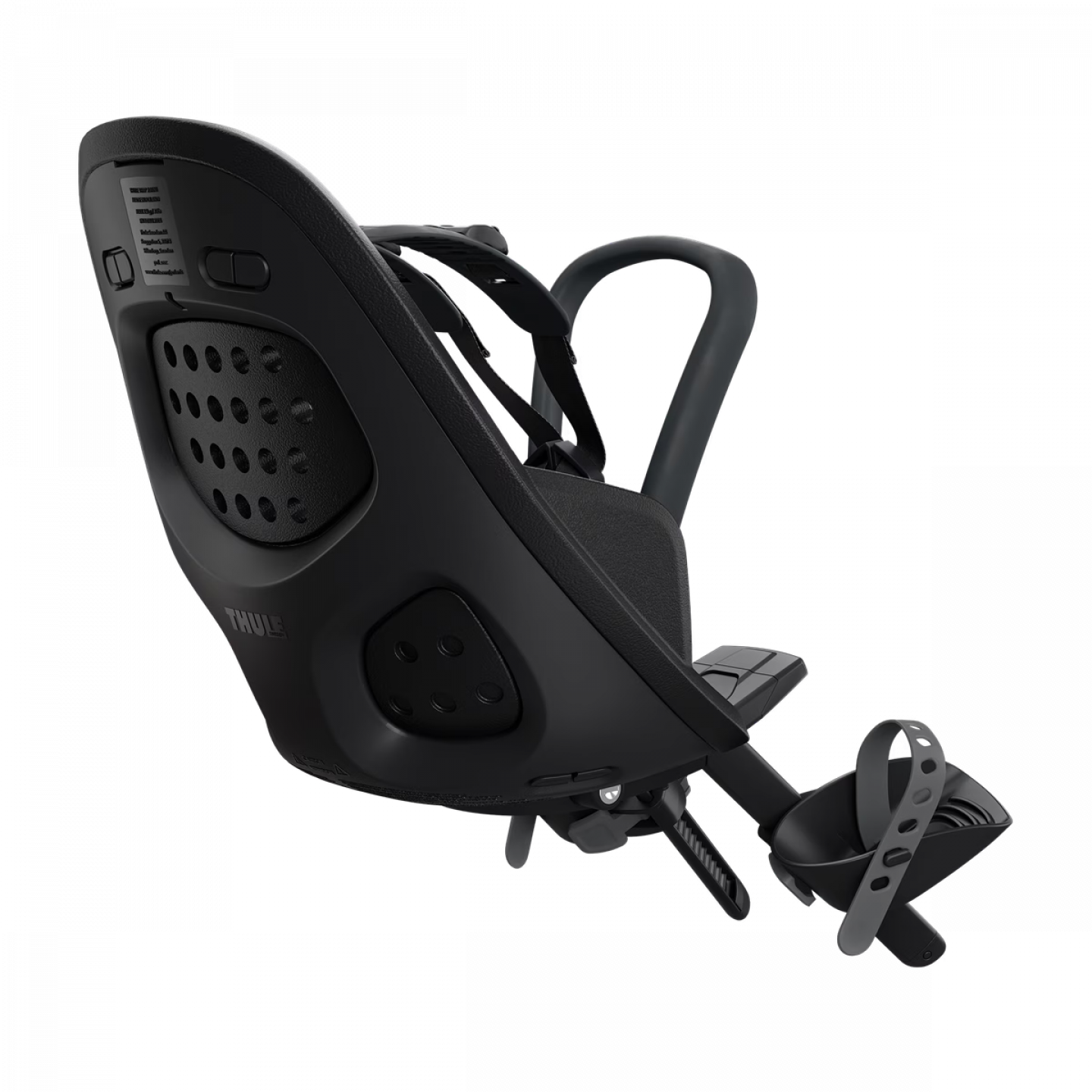 Velosipēda bērnu sēdeklītis THULE Yepp 2 Mini Midnight black Front ...
