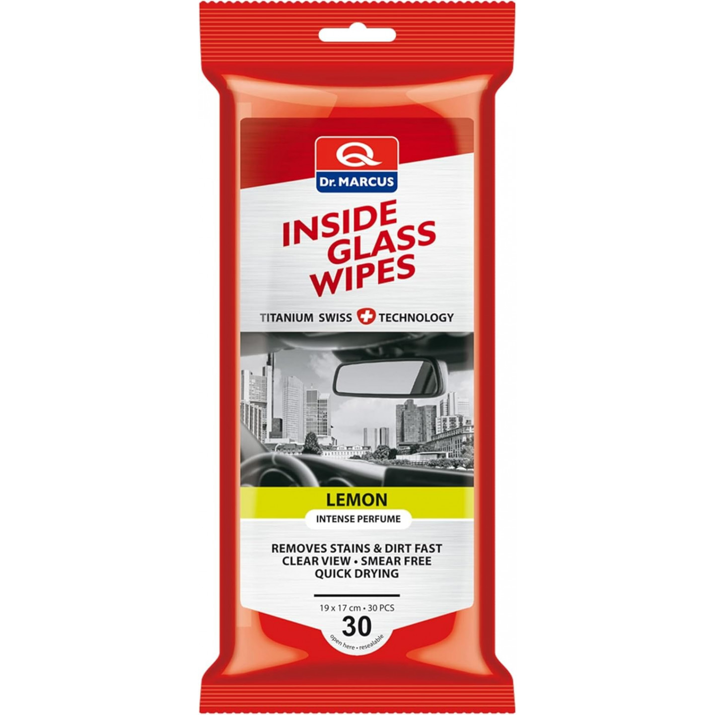 Glass cleaning wipes DR.MARCUS LEMON WIPES 30 PCS - Trodo.com