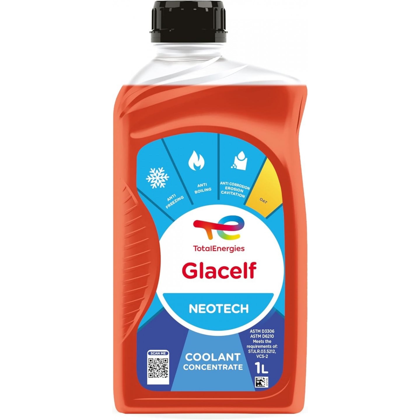 Antifreeze TOTAL GLACELF NEOTECH 1L - Trodo.com