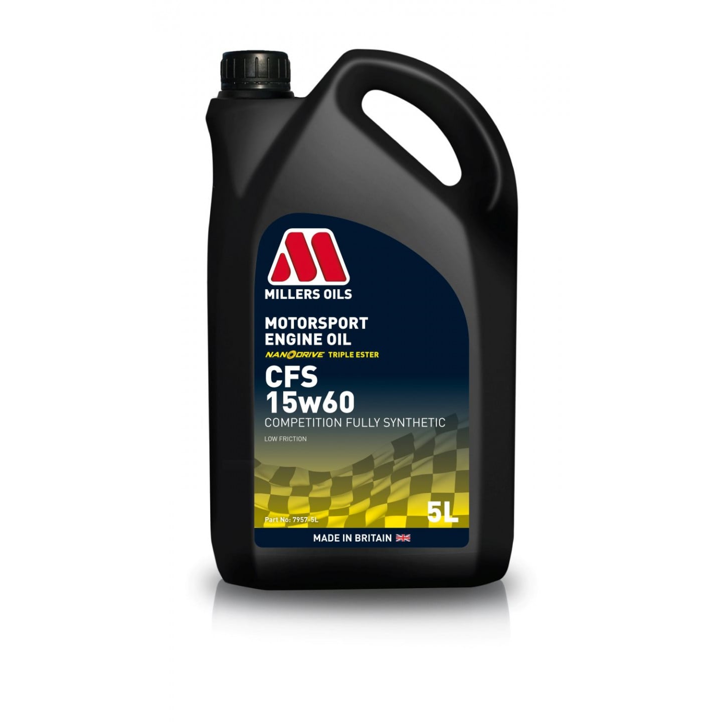 Engine Oil MILLERS MOTORSPORT CFS 15W60 5L - Trodo.com