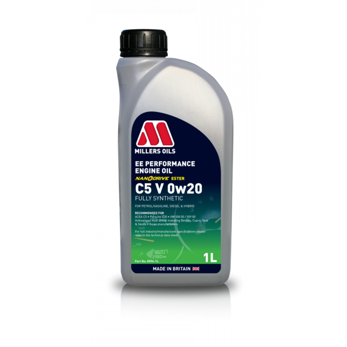 Engine Oil MILLERS EE Performance C5 V 0W20 1L - Trodo.com