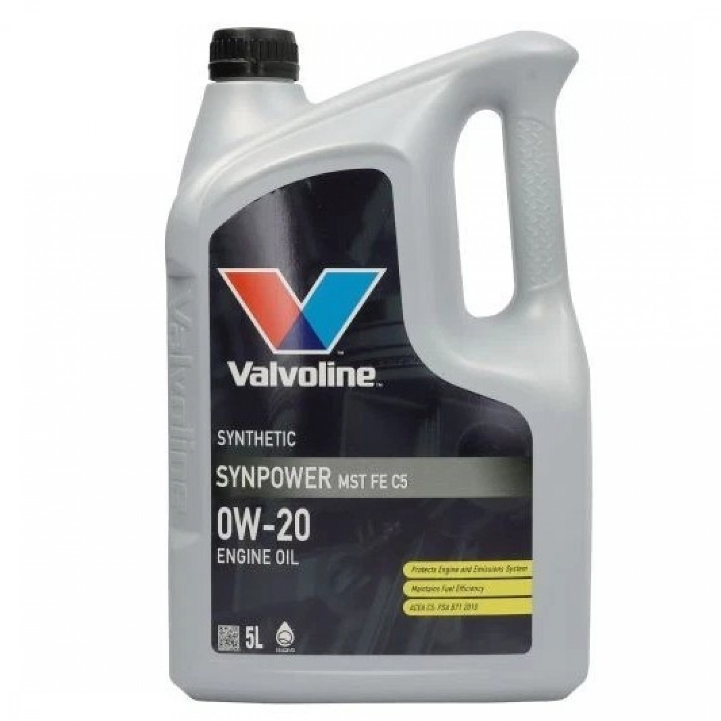 Engine Oil VALVOLINE SynPower MSTFE C5 0W20 5L - Trodo.com