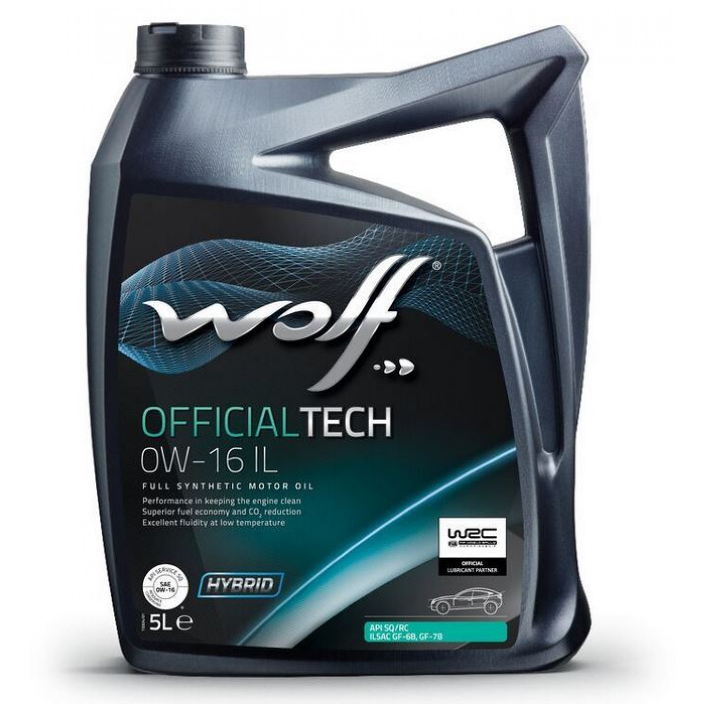 Engine Oil WOLF OFFICIALTECH 0W16 IL 5L - Trodo.com
